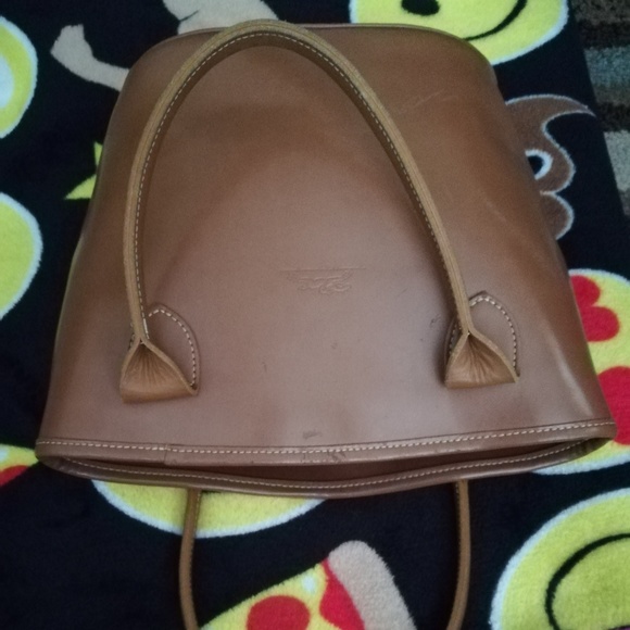 Longchamp | Bags | Vintage Leather Long Champ Tote Bag | Poshmark
